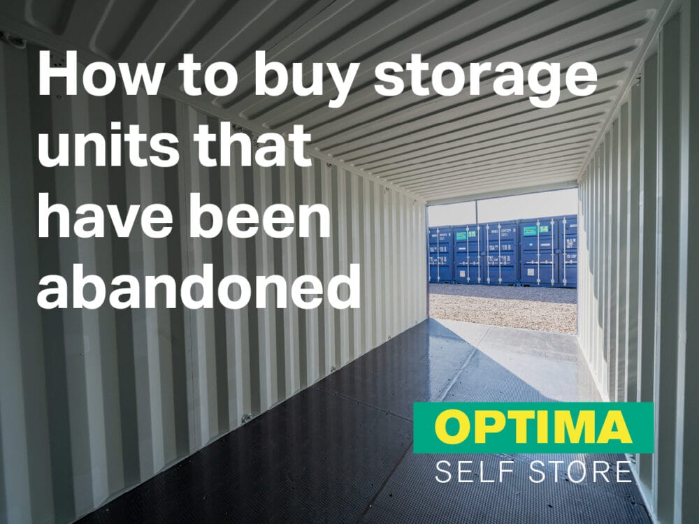 How to Buy Abandoned Storage Units in the UK (Auctions Explained)